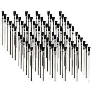 Pro Grade - Acid Brushes - 72 Count 3/8" Boar Hair Acid Flux Brushes