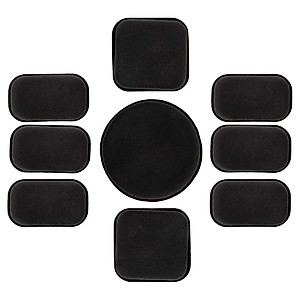 Helmet Padding Kit Airsoft Helmet Bicycle Replacement Universal Foam Pads Set Tactical Accessories Motorcycle Padding Kits Bike Mats for Cycling Costume Cosplay Fast Mich CS Army ACH (Black)