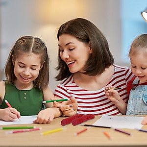 NUOBESTY 100Pcs Bingo Counting Chips Plastic Counting Counters Chips Math Learning Chip Markers for Math Game Party Props(Red)