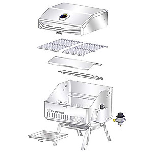 MAGMA C10-601T Mesquite, Traveler Series Gas Grill, One Size, Stainless Steel