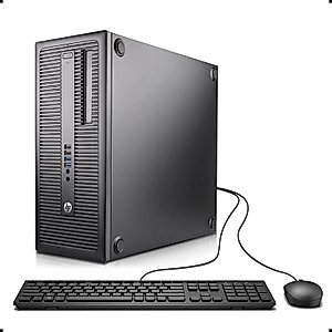 HP EliteDesk 800 G2 6th Gen Tower Business Desktop Computer, Intel Core i5 6500 up to 3.6GHz, 16G DDR4, 512G SSD, 2T, WiFi, BT 4.0, USB 3.0, VGA, DP, Win 10 64-Bit Supports EN/ES/FR(CI5)(Renewed)