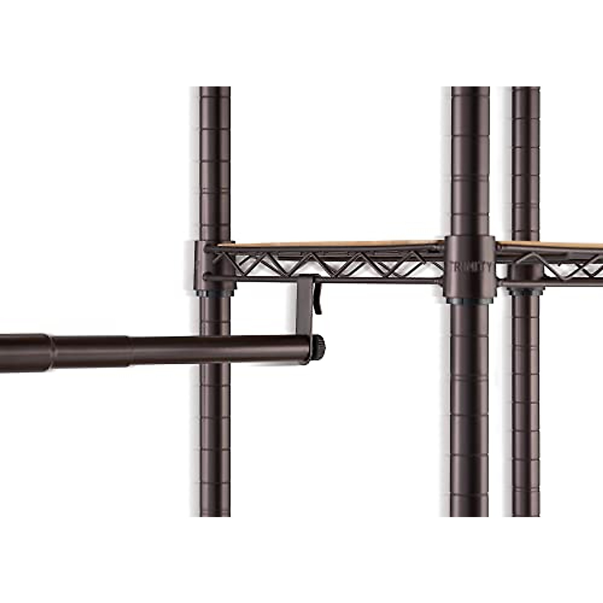 TRINITY Expandable Closet Organizer, Dark Bronze