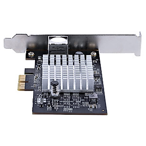 StarTech.com 1-Port 10Gbps PCIe Network Adapter Card, Network Card for PC/Server, Six-Speed PCIe Ethernet Card w/Jumbo Frame Support, NIC/LAN Interface Card, 10GBASE-T/NBASE-T (ST10GSPEXNB2)
