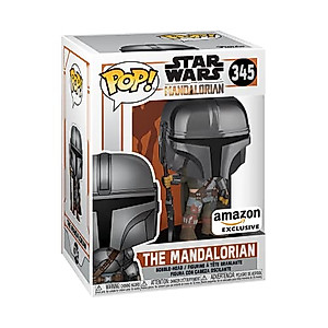Funko Pop! Star Wars: The Mandalorian - Mandalorian (Chrome), Amazon Exclusive