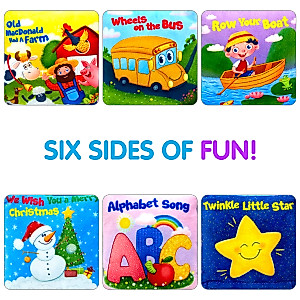 Move2Play Turn2Learn, Nursery Rhymes Sing-A-Long Cube, Gift for Babies 6-18 Months Old
