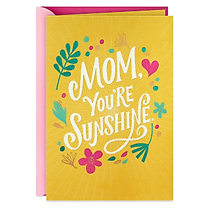 Hallmark Birthday Card or Thank You Card for Mom (Sunshine)