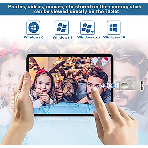 BANGGU Flash Drive 512GB, USB Memory Stick External Storage Thumb Drive Compatible with Phone, Pad, Android, PC and More Devices (Silver)