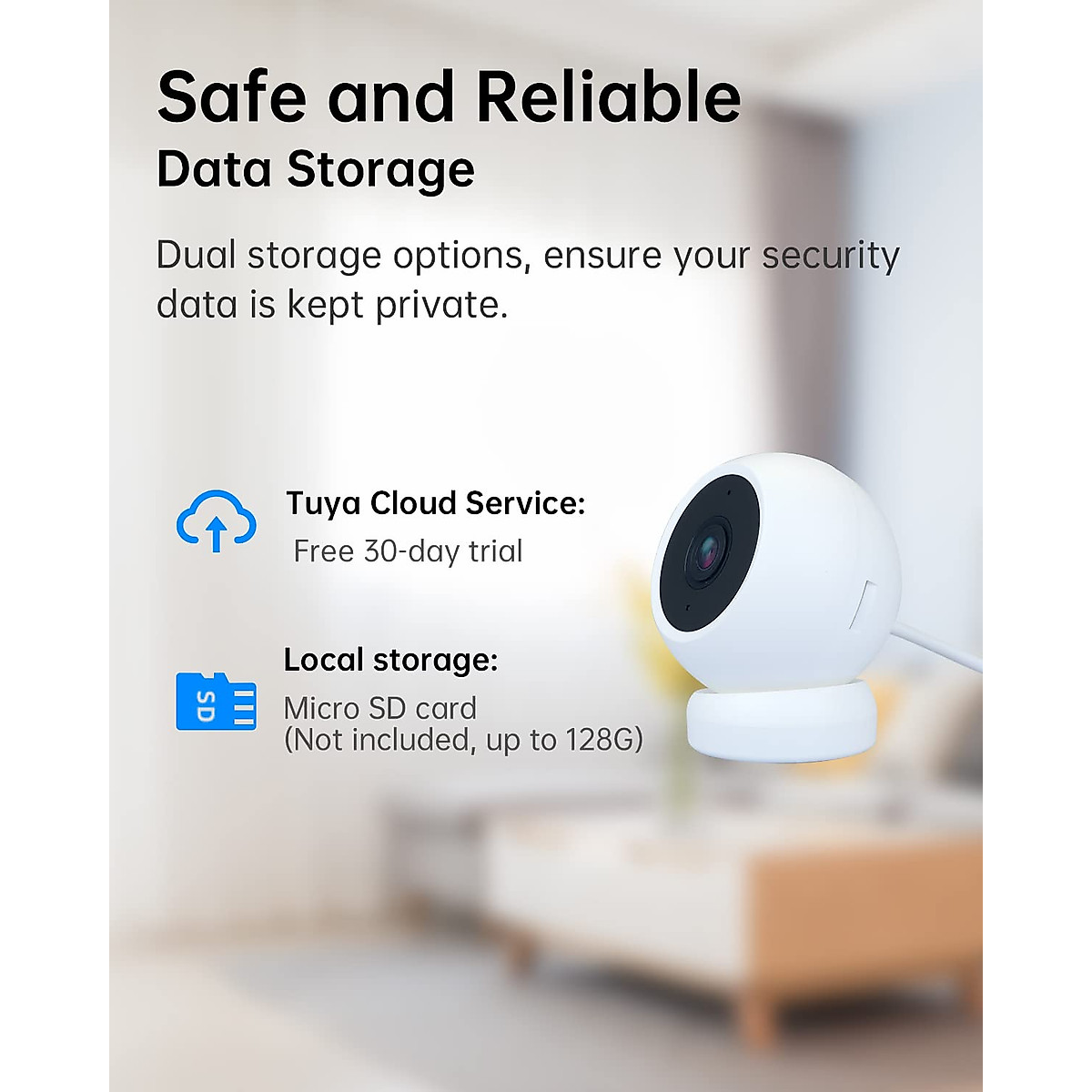 GIEC WiFi Surveillance Camera IP Camera 1080P WiFi Smart Home Indoor Camera for Baby/Pet/Nanny,2-Way Talk, Night Vision, Motion Detection Local Storage Security Camera Baby Monitor Cat Dog Camera