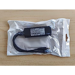 REVODATA Gigabit PoE Splitter 12V 2A Output with IEEE 802.3af/at Standard Compliant 10,100,1000Mbps Power Over Ethernet Splitter Adapter for Security Camera CCTV Surveillance 5.5x2.1mm DC PlugPS5712TG
