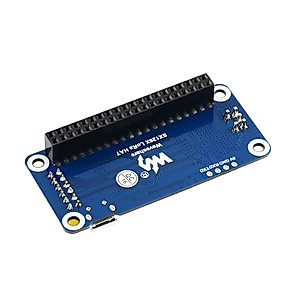 Waveshare SX1262/SX1268 LoRa HAT, Compatible with Raspberry Pi 5/4B/3B/Zero/Zero W/Zero 2W/Pico/Pico W/Pico WH, UART Interface, SX1262 868M LoRa HAT