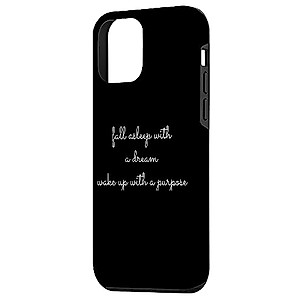 iPhone 12 mini Fall Asleep With A Dream Wake-Up With A Purpose Persevere Case