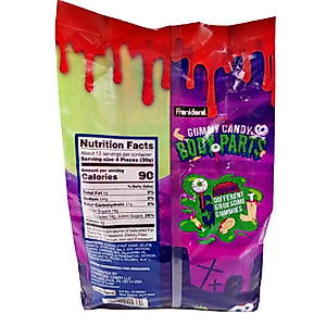 Frankford Halloween Gummy Candy Body Parts (50 Count)