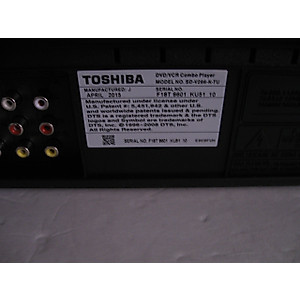 Toshiba SD-V296 DVD Player/VCR Combo, Progressive Scan Dolby Digital Remote Control, Black