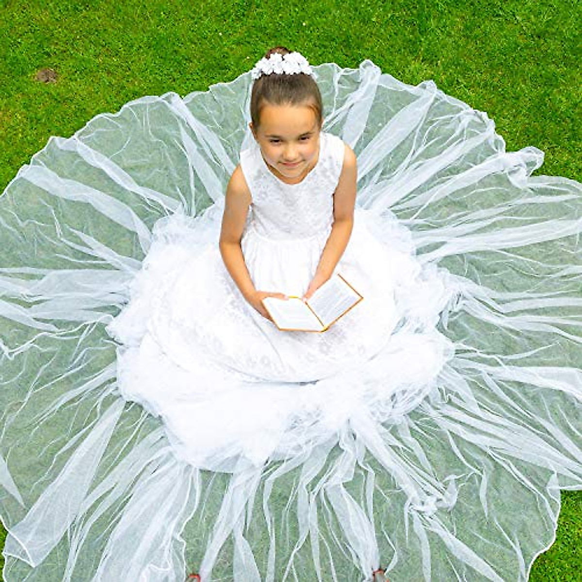 Zonon Bug Insect Mosquito Fly Bird Net Barrier Hunting Blind Plant Protecting Garden Netting(White,3 x 6 m)