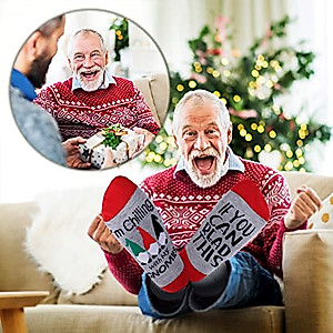 Shintrend Women Funny Christmas Socks with Saying: If You Can Read This Socks for Men Stocking Stuffers Novelty Gaming Sock