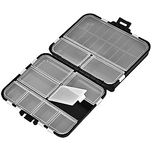Fishing Lure Box, Bait Box Waterproof Portable Fishing Lure Tackle Hook Bait Storage Box Case With Compartments for Fishing