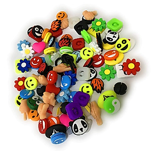 LucaSng Tennis Vibration Dampener (48~50 Per Pack). Racket Shock Absorbing Soft Silicon-Unique Tennis Shock Absorber