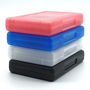 AMZXR 26-in-1 Game Holder Card Case with Fits up to 22 Games 2 SD Cards 2 Micro SD/TF Cards and 2 Stylus Pens for NEW 3DS / NEW 3DS XL / NEW 3DS LL / 3DS XL -white