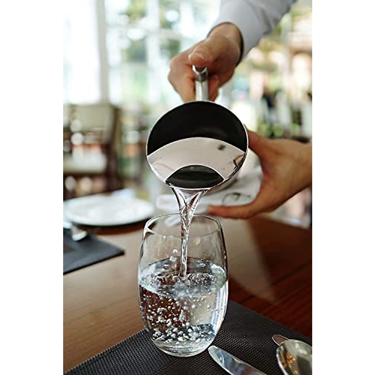 Alkaline Anytime Water Pitcher- Alkaline Water Pouch 9.5+ pH-American Stainless Steel-Ice Guard-Modern-BPA Free Water Jug-Iced Tea Maker-Great for Alkaline Water-Iced Tea-Kool Aid-Iced Coffee-Lemonade