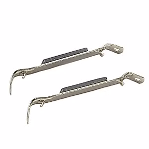 Chef Craft Select Durable Plated Iron Bottle Opener/Can Tapper with Magnet, 4.5 inches in length 2 piece set, Gray