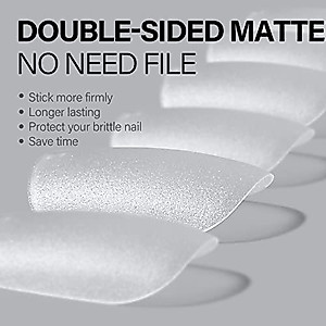 AILLSA Extra Short Square Nail Tips - Upgraded Matte Squoval Soft Gel Full Cover Nail Tips No Filed, Pre-shaped Acrylic False Gelly Nail Tips for DIY Press On Nails 240 PCS 15 Sizes With Gift Box