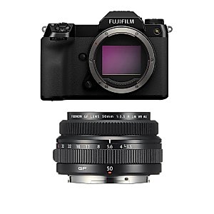 Fujifilm GFX50S II Medium Format Camera with GF 50mm f/3.5 R LM WR Lens