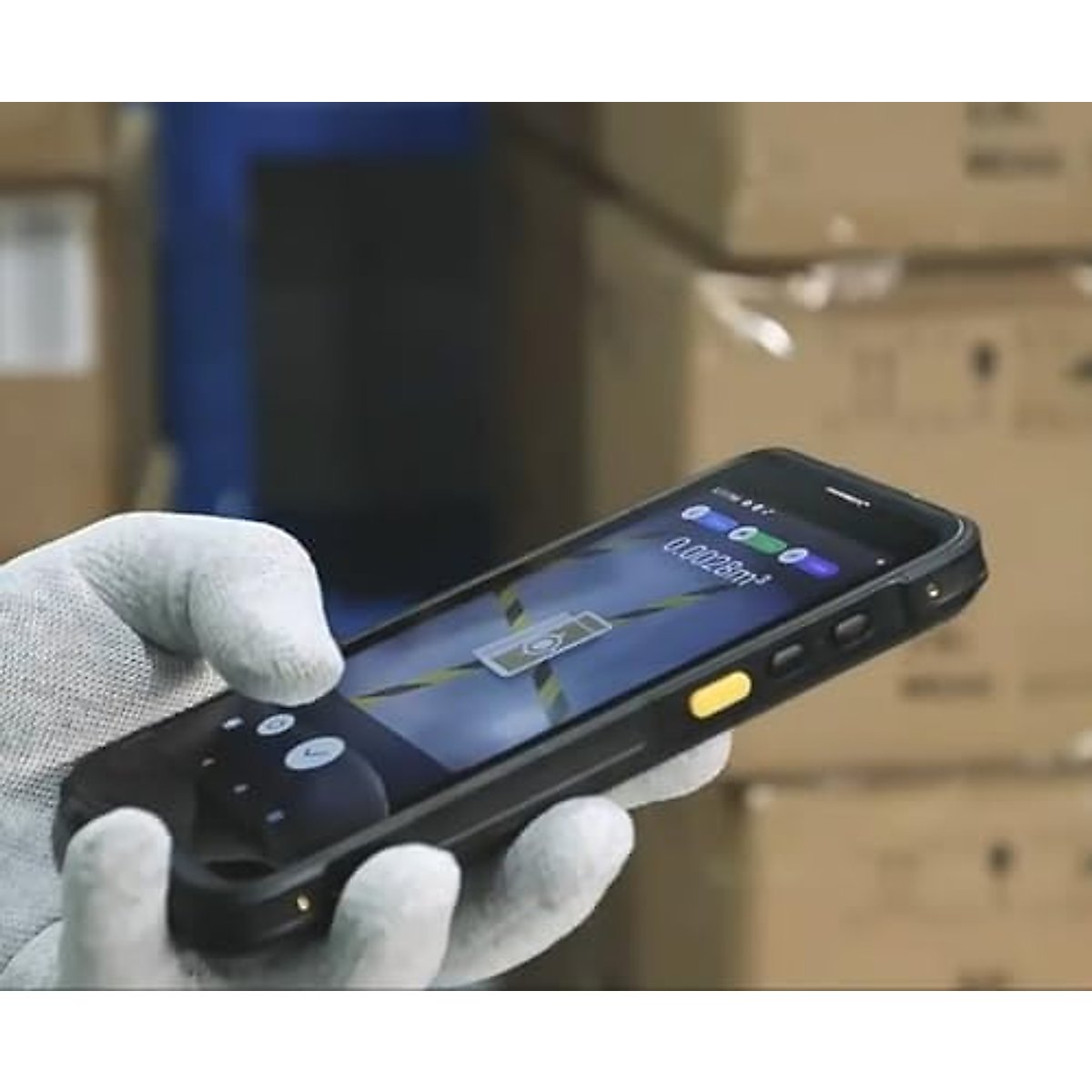 RUGLINE Inventory Barcode Scanner Android Barcode Scanner with 5.5 Inch Full Screen & Dock Charger, Android 11 PDA Handheld Scanner 1D/2D QR Zebra Scanner 4G WiFi Rugged for Inventory Warehouse