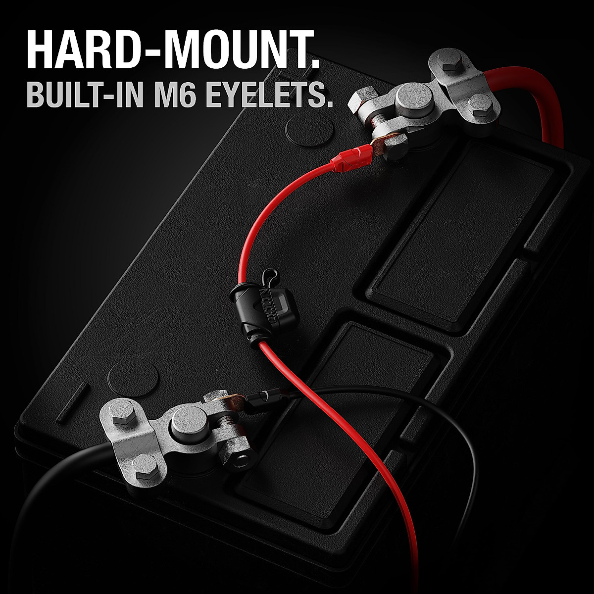 NOCO GC001 X-Connect Battery Clamp Accessory with Integrated M6 Eyelets Genius Smart Battery Chargers