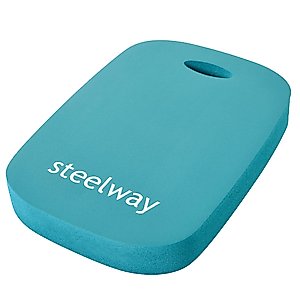steelway Extra Thick Kneeling Pads, Knee Pad Cushion for Yard Work, Gardening, Yoga, Exercise, Floor Kneeler for Baby Bath, Comfortable Foam Mats to Kneel On, 15.4 x 10.4 x 1.3inch, Blue (1)