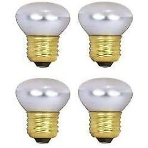 HC Lighting - R14 Reflector 25-Watt 120V/130V Dimmable E26 Standard Screw Base 25W Frosted Lava lamp and Reflector Bulb (4/PK)