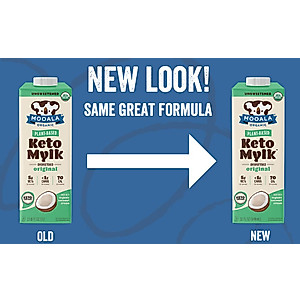 Mooala - Organic Original Keto Mylk, 1L (Pack of 6) – Shelf-Stable, Non-Dairy, Gluten-Free, Soy-Free, Plant-Based Milk With