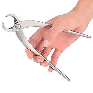 210mm Round Edge Steel Garden Pruning Shears,Thick Branches Cutter Scissors,Bonsai Scissors, Easy to Maneuver,Widely Used for Garden Bonsai Trimming