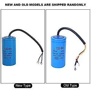 CD60 Capacitor, 250V 300uf switching capacitor Accessories for explosion-proof household Appliances, -40 ° C / 70 ° C / 21 Start Capacitor 300uf Capacitor