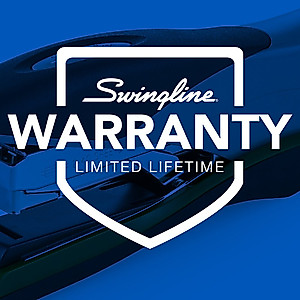 Swingline Stapler, Optima 40, Full Strip, Desktop Stapler, 40 Sheet Capacity, Reduced Effort Stapler for Office Desk Accessories and Home Office Supplies, Orange/Silver/Black, Full Size (87845)