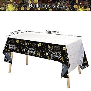 Heidaman Party Decorations For Men，Aged to Perfection Party Supplies，Men Birthday Decorations Include Whiskey Cackdrop Balloons Garland Arch Tablecloth Whiskey Bottle Beer Foil Balloons
