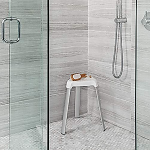 Better Living Products 70070 SMART Foot Shower Seat, White