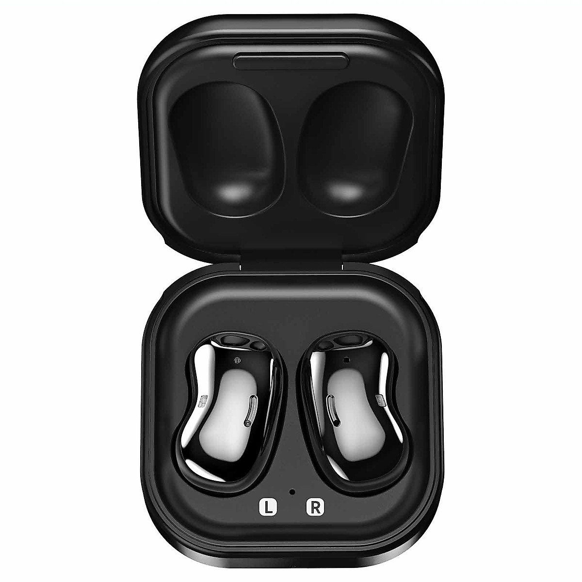 UrbanX Street Buds Live True Wireless Earbud Headphones for Samsung Galaxy S21 Ultra 5G - Wireless Earbuds w/Active Noise Cancelling - (US Version with Warranty) - Black