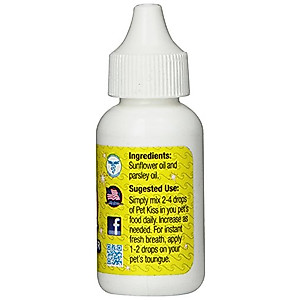 Pet Kiss Breath Freshener for Dogs, 1-Ounce