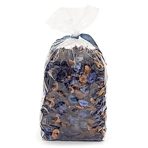 Naturally Potpourri Bag Home Décor | Floral Petals Vase & Bowl Filler Decoration (Blue)