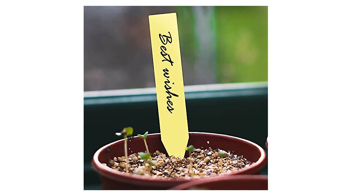 100 Pcs Waterproof Garden Plant Labels for Vegetables & Seeds