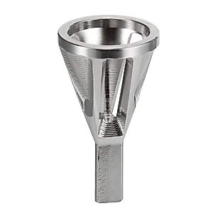MEW 2PCS Deburring External Chamfer Tool, Grinding Angle Trimming Tool for Chuck Drill Bit (Triangular Handle Chamfer and Hexagonal Handle Chamfer)