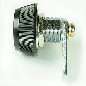 FJM Security Combi-Cam 7850R-S-Black Combination Cam Lock, 5/8" Black Finish