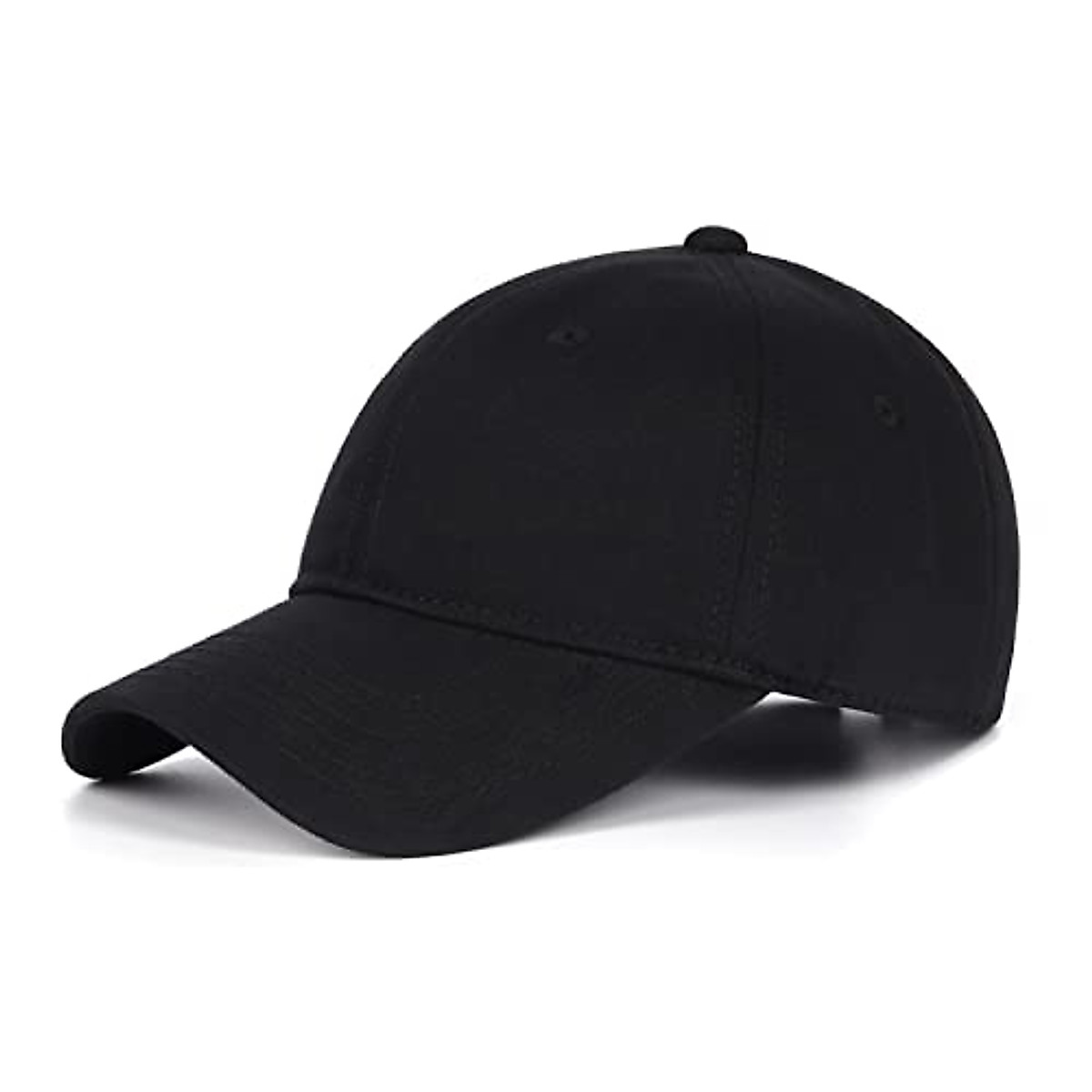 Zylioo Oversize XXL 100% Cotton Baseball Cap,Large Hat for Big Heads 23.5"-25.5",Adjustable Low Profile Blank Dad Cap