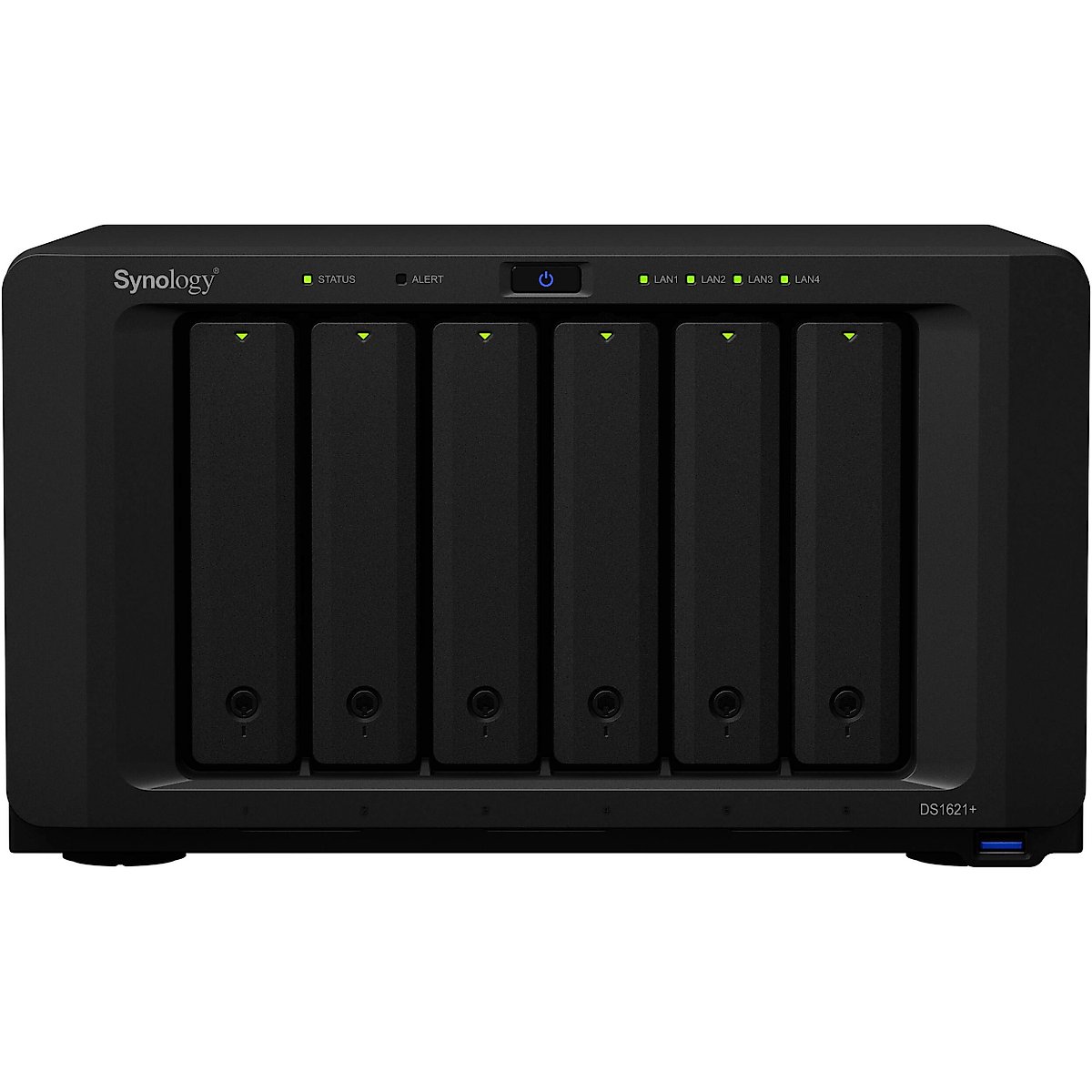 Synology DiskStation DS1621+ NAS Server for Business with Ryzen CPU, 16GB Memory, 12TB HDD, DSM Operating System, iSCSI Target Ready