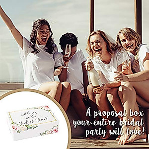 Maid of Honor Proposal Box | 1 pack | Maid of Honor Box | Maid of Honor Proposal Gift | Floral Design