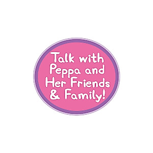Just Play Peppa Pig Have a Chat Cell Phone, Toy Phone with Realistic Sounds and Light Up Buttons, Kids Toys for Ages 3 Up