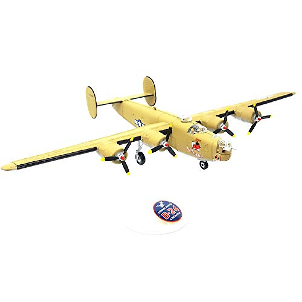 Atlantis B-24J Liberator WWII Bomber Buffalo Bill Plastic Model Kit 1/92 Scale