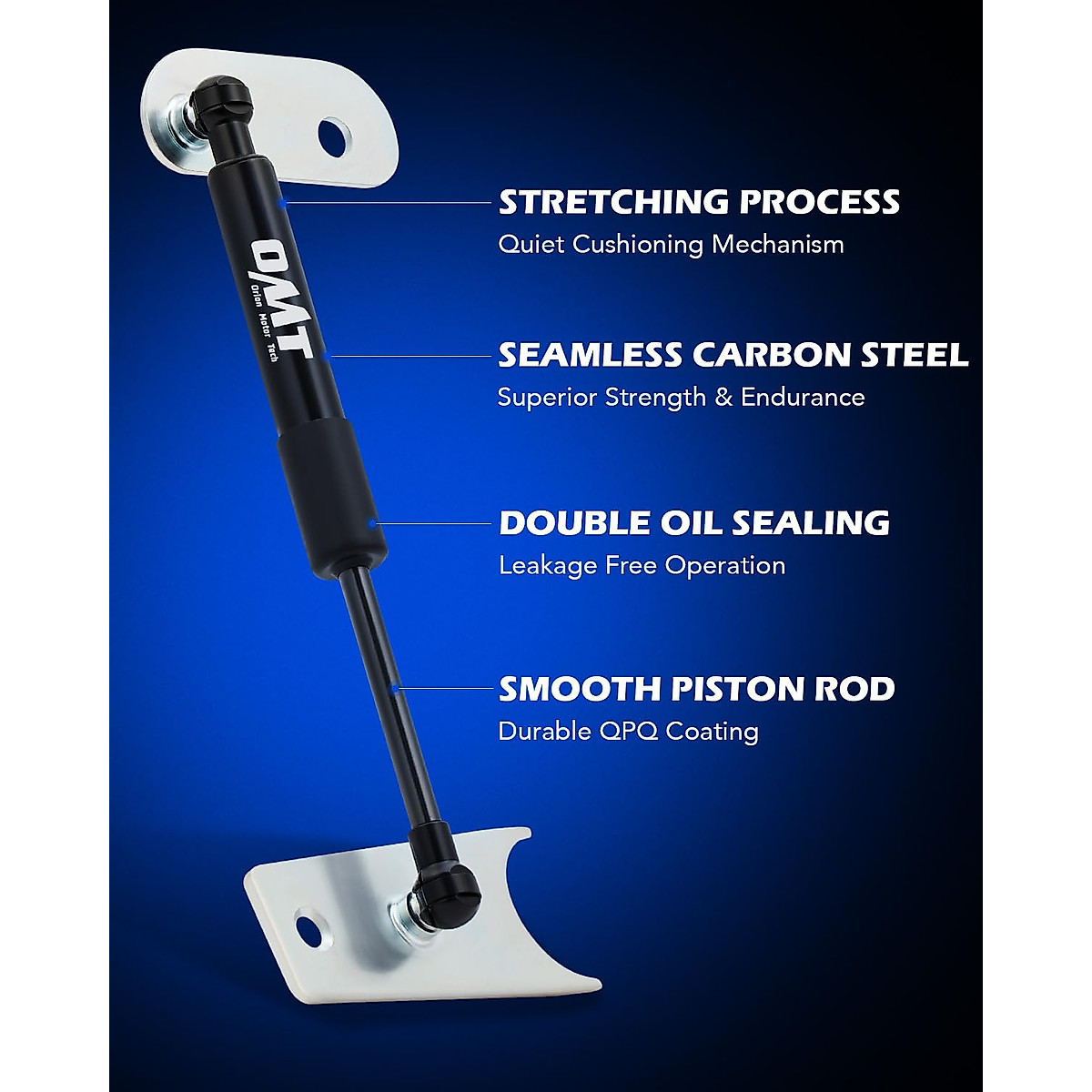 Orion Motor Tech Compatible with 07-19 Silverado Sierra Pickup Tailgate Assist, Truck Tail Gate Lift Assist Tailgate Shock Compatible with 2007-2019 Chevy Silverado GMC Sierra 1500 2500 3500 HD