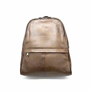 Bonahide Genuine Leather Backpack Multifunctional Daypack Work Shopping Travel Leisure Everyday Bag (Mocha)