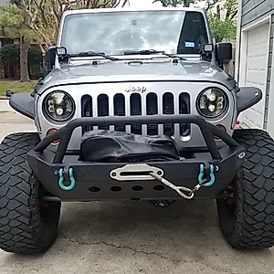 1PCS Winch Cover, Protect Your Winch from Dust and Water with Heavy-Duty Waterproof Cover, Ideal for Electric Winches 8500-17500 lbs, Indoor/Outdoor Use - Black, 21.5” x 9.5” x 7.5